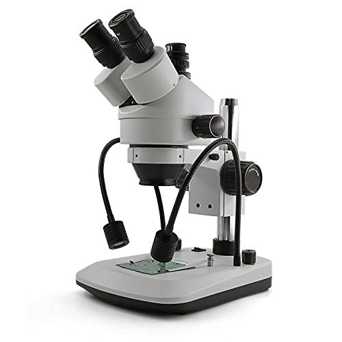 Swift S7-TGL-CA05 Trinocular Gooseneck Zoom Stereo Microscope, WF10X E ...