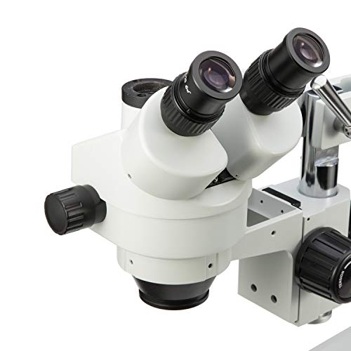 SWIFT S7 Trinocular Stereo Microscope 7X-45X Bundle with 20MP Microsco ...