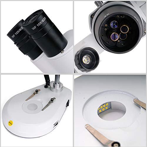 Swift S306S-20-2L 20X/40X/80X Magnification Forward Mounted 360° Rotat ...