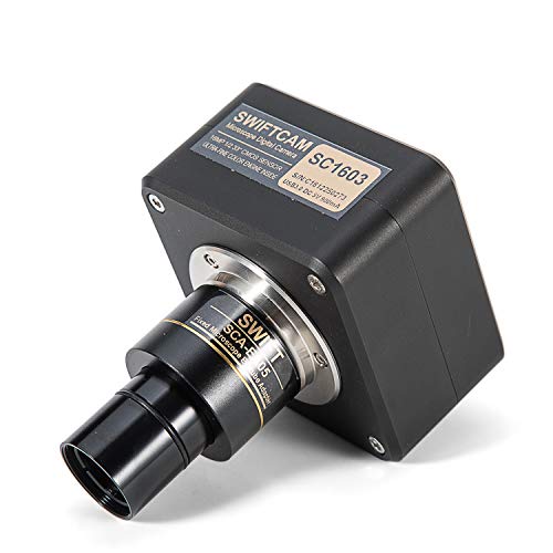Swiftcam 16 Megapixel Camera for Microscopes, with Reduction Lens, Cal ...